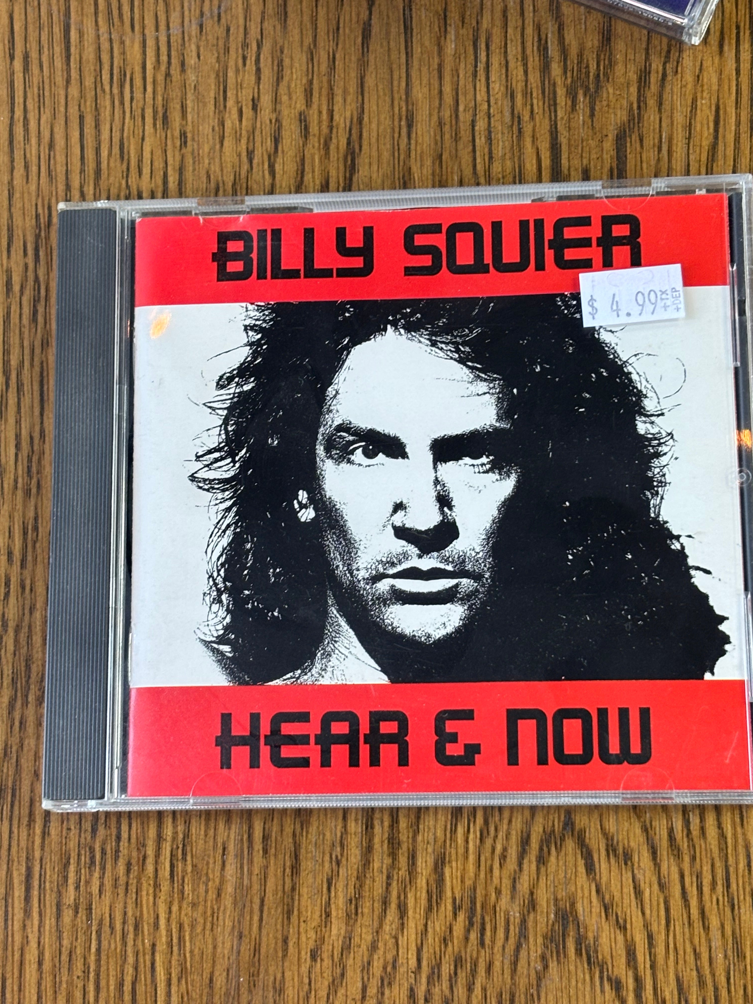 Billy Squier - Hear & Now CD – Under The Radar Records